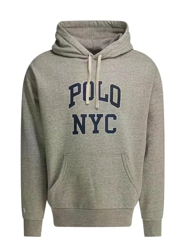 Polo Ralph Lauren Logo-print Hoodie - Grey