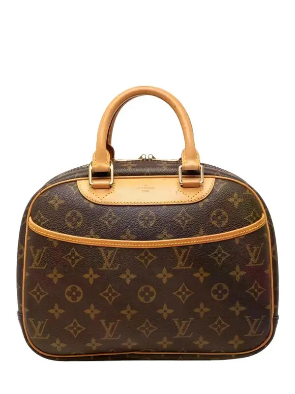 LOUIS VUITTON 2004 Monogram Trouville Handbag - Brown