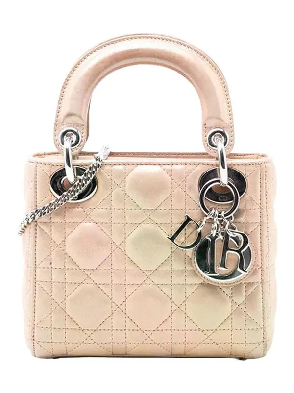 Dior 2015 Mini Lady Satchel - Brown