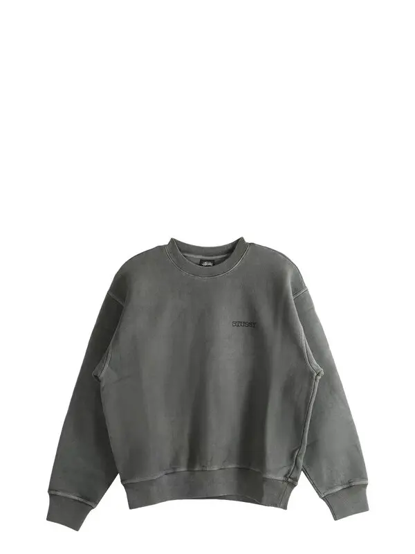 StÜssy Jumbo Pigment-dyed Sweatshirt - Grey