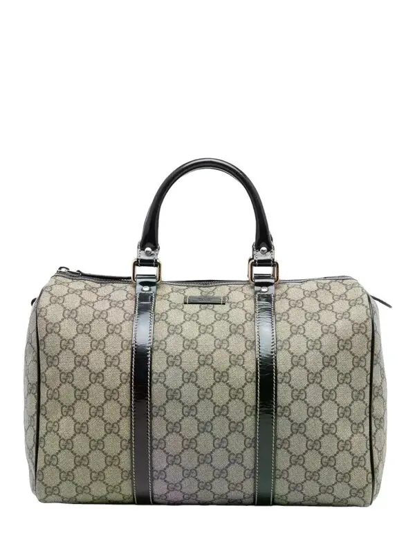 Gucci Medium Gg Supreme Joy Boston Bag - Brown