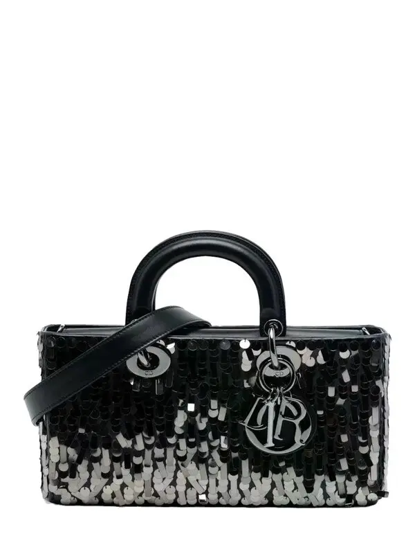Dior 2022 Medium Lady D-joy Satchel - Black
