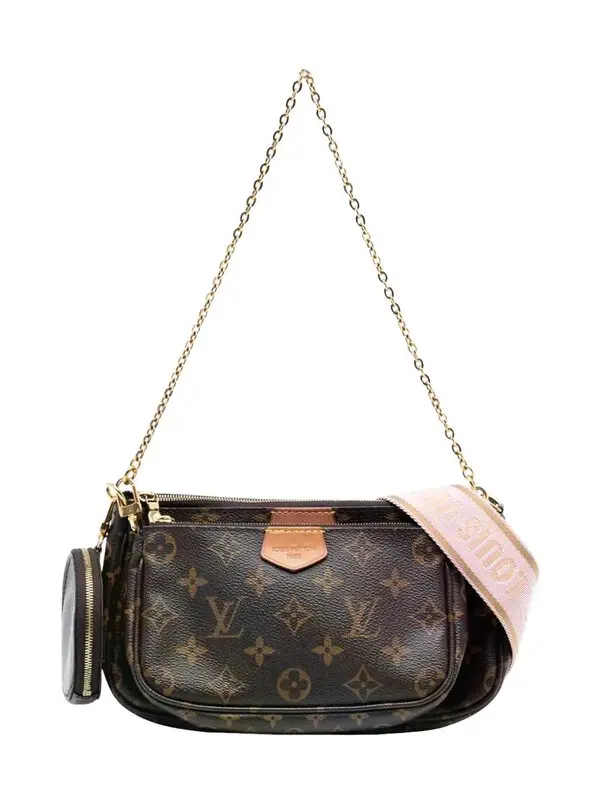 LOUIS VUITTON 2020 Monogram Multi Pochette Accessoires Satchel - Brown