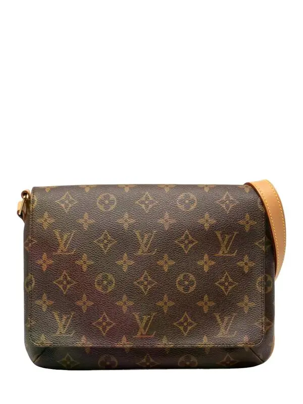 LOUIS VUITTON 2002 Monogram Musette Tango - Brown