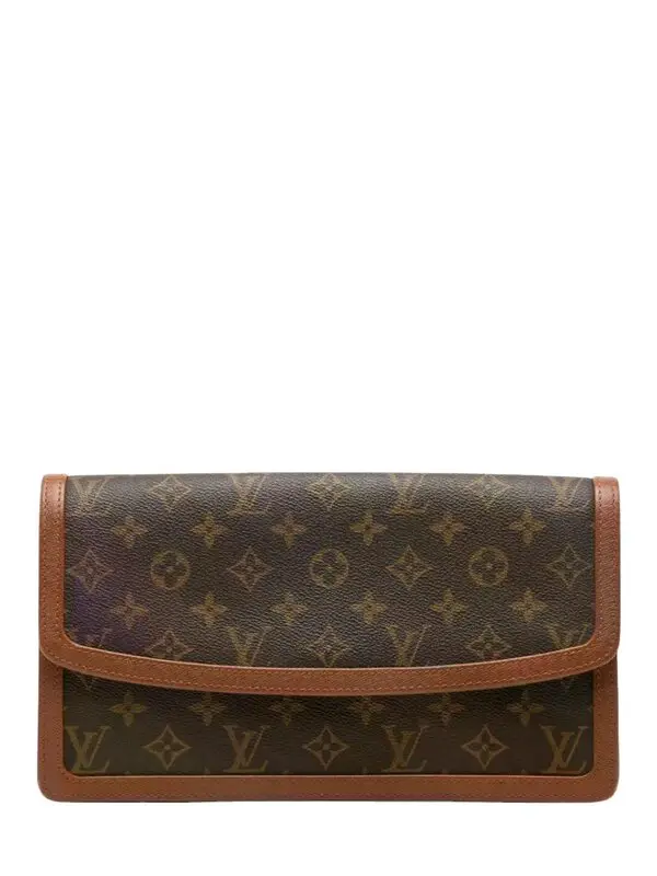LOUIS VUITTON 1992 Monogram Pochette Dame Gm - Brown