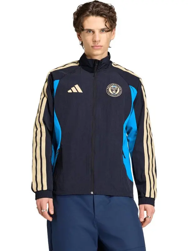 Adidas Philadelphia Union Anthem Jacket - Night Navy / Light Football Gold
