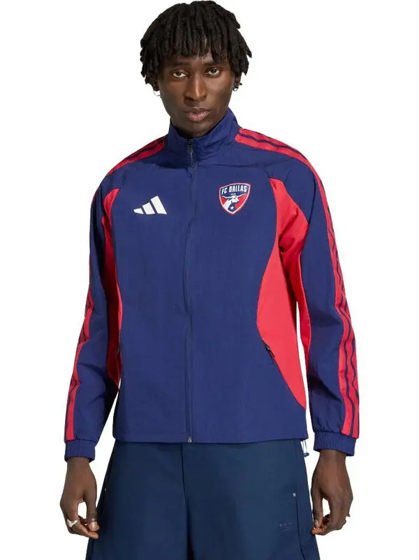 Adidas Fc Dallas Anthem Jacket - Night Sky / White