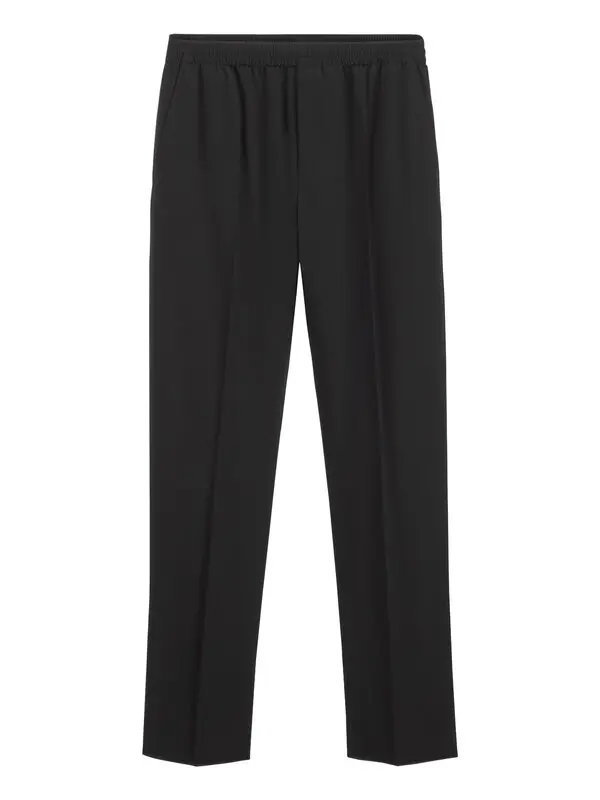 Dior Tailored Track Pants - Black Virgin Wool