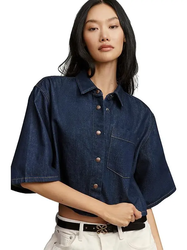 AGOLDE Tomine Buttondown Shirt - Dark Denim
