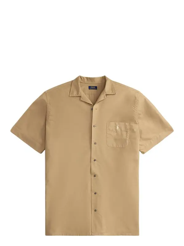 Ralph Lauren Oxford Camp Shirt - Cafe Tan