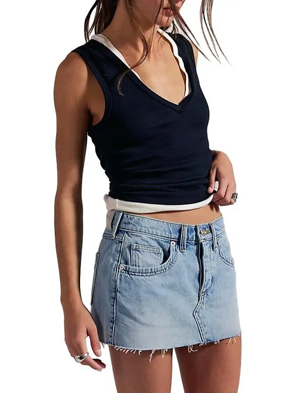 Free People We The Free Lainey Low-rise Mini Skirt - Its All Right
