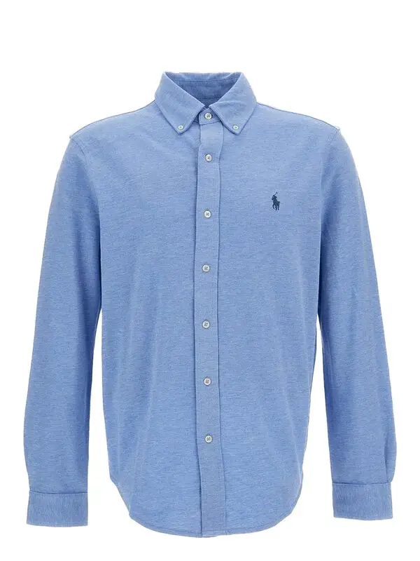 Polo Ralph Lauren Piqué Shirt - Sky Blue