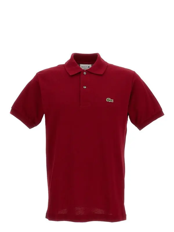 Lacoste Cotton Polo Shirt - Red