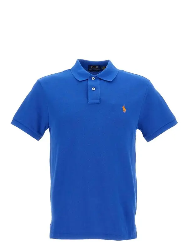 Polo Ralph Lauren Piqué Polo Shirt - Blue