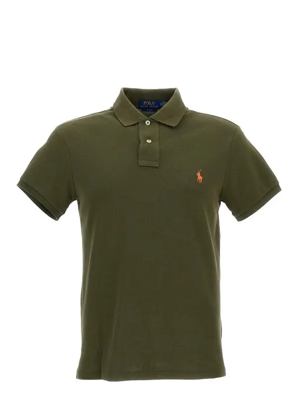 Polo Ralph Lauren Piqué Polo Shirt - Green