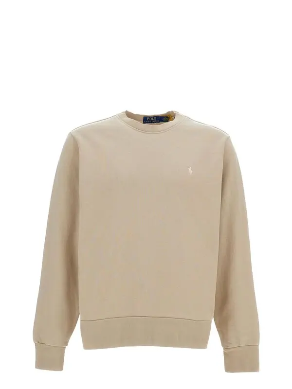 Polo Ralph Lauren Crewneck Cotton Sweatshirt - Beige