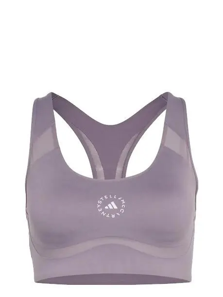 Adidas By Stella McCartney Truepurpose Power Impact Training Bra - Purple