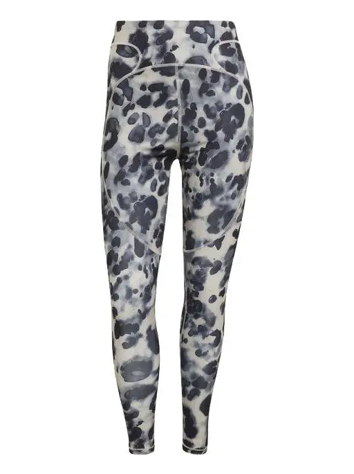 Adidas By Stella McCartney Truepurpose Leopard Print Training 7/8 Leggings - Multicolor