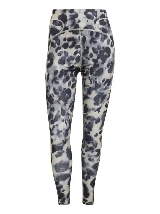 Adidas By Stella McCartney Truepurpose Leopard Print Training 7/8 Leggings - Multicolor