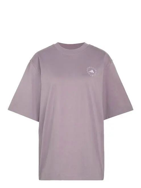 Adidas By Stella McCartney Logo Oversized T-shirt - Purple