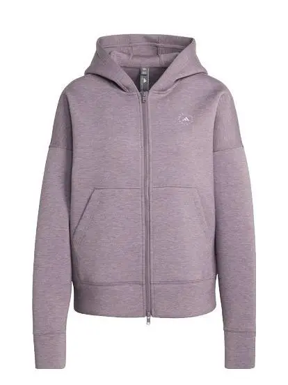 Adidas By Stella McCartney Logo Scuba Hoodie - Purple