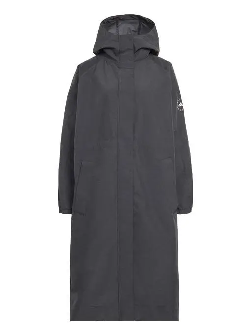 Adidas By Stella McCartney Truecasuals Long Padded Parka Coat - Black