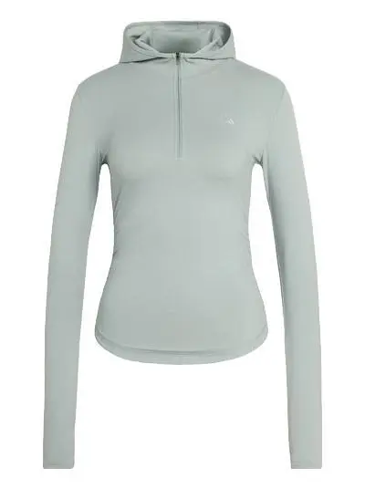 Adidas By Stella McCartney Truepurpose Long-sleeve Hooded Midlayer - Neutral