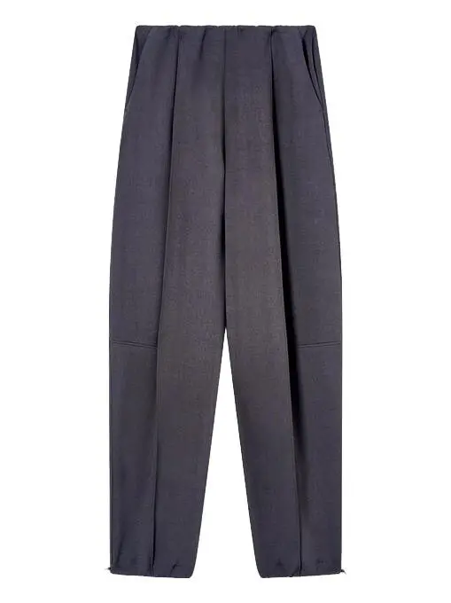 Giorgio Armani Two-tone Viscose Jersey Trousers - Black / White / Pink / Gray