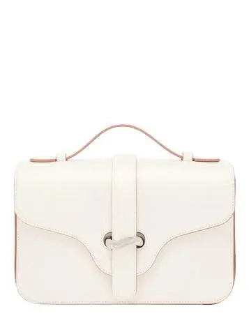 Emporio Armani Smooth Leather Shoulder Bag - White