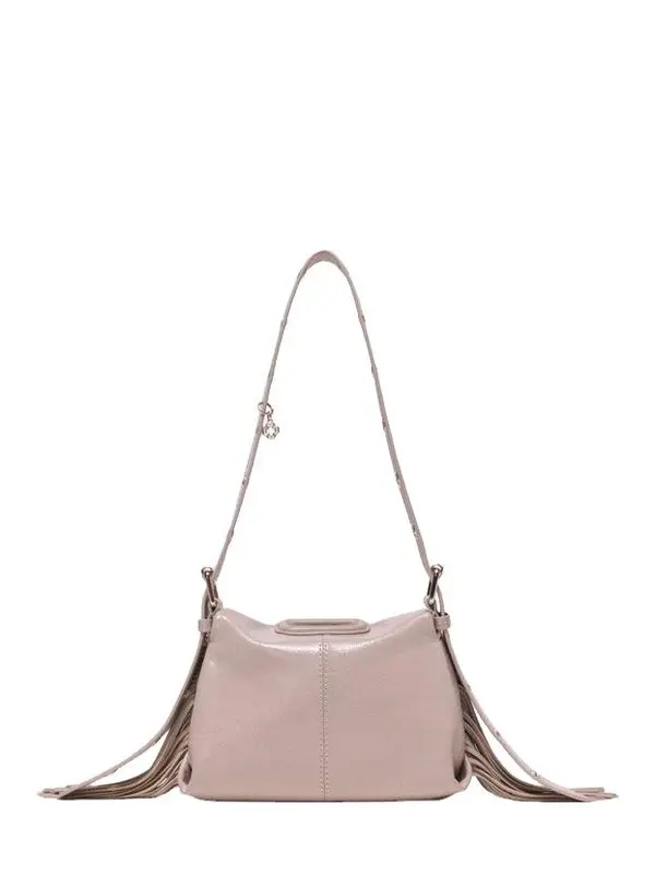 Maje Naplak Leather Miss M Mini Bag - Beige