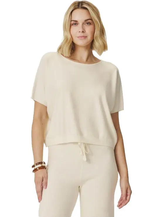 Splendid Christa Short Sleeve Sweater - Neutral