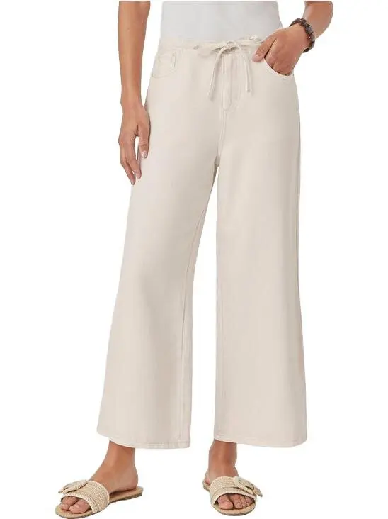 Splendid Lounge Denim Crop Pant - Neutral