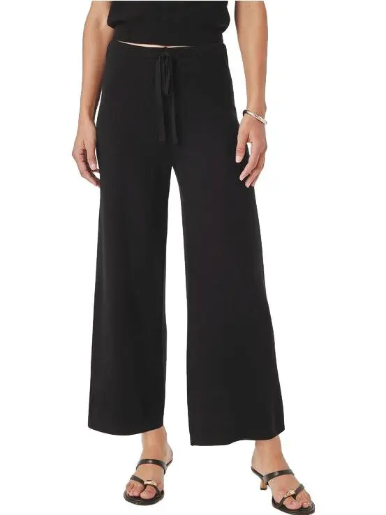 Splendid Cropped Knit Pants - Black