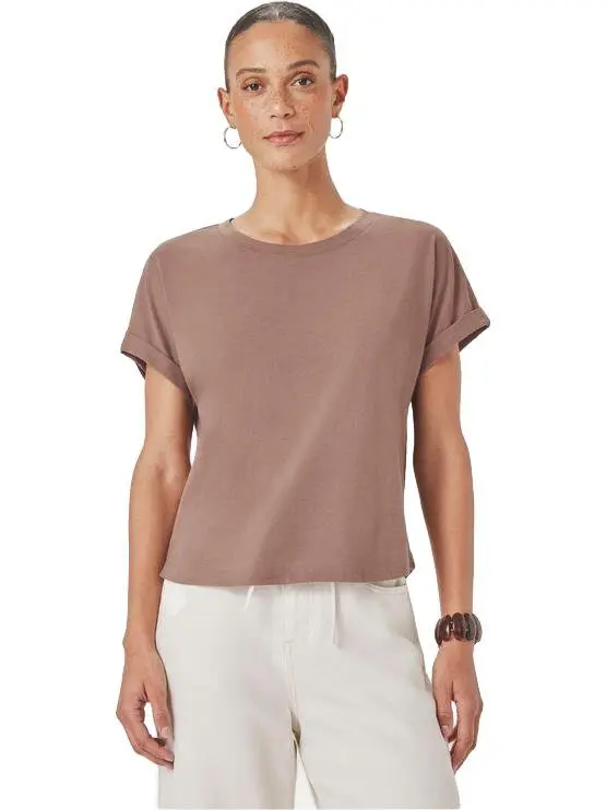 Splendid Skye Short Sleeve Tee - Natural
