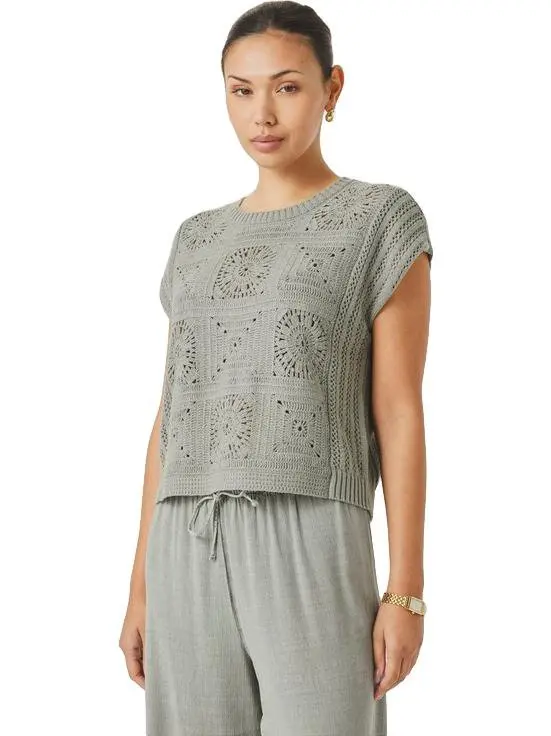 Splendid Anderson Sweater Tank - Green