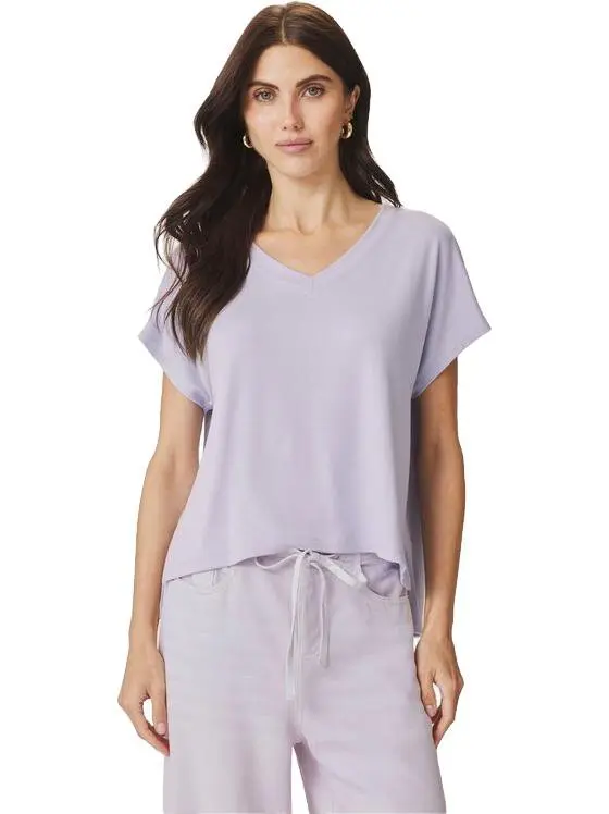 Splendid Amaya V-neck Tee - Purple