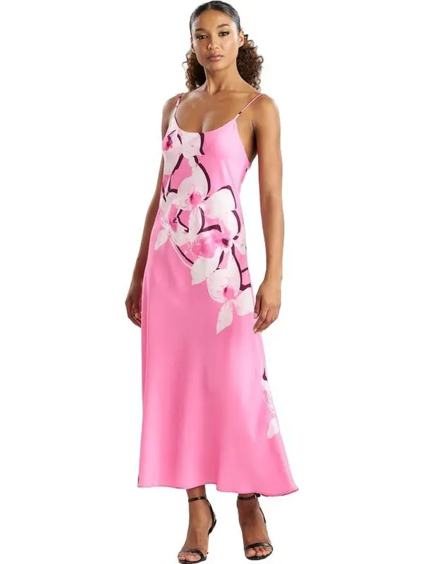 Natori Orchida Slip Dress - Pink