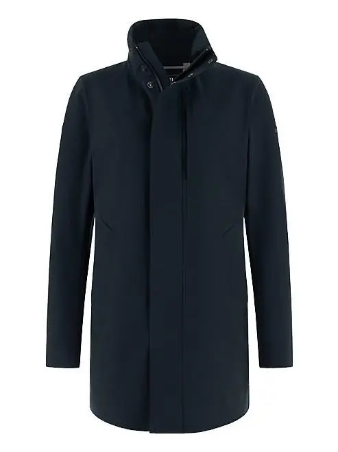 Boggi Milano Technical-fabric Car Coat - Navy Blue