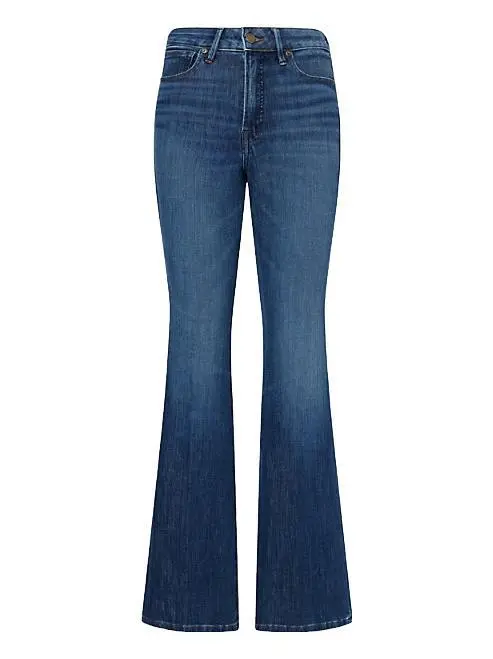 Good American Classic Bootcut Stretch-denim Blend Jeans - Indigo1132