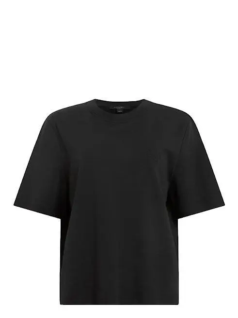 ALLSAINTS Lisa Haven Relaxed-fit Cotton T-shirt - Black