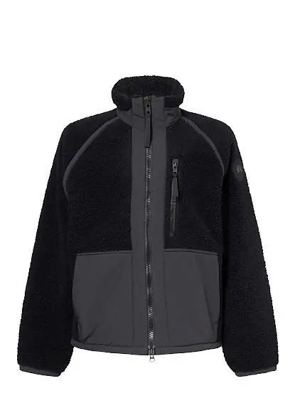 Canada Goose Wool-blend Fleece Zip-up Jacket - Black - Noir