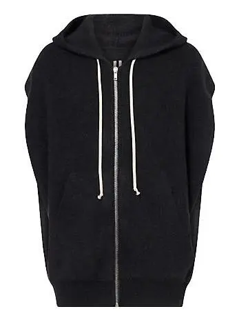 Rick Owens Wool-blend Hoody - Black