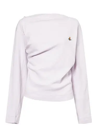 VIVIENNE WESTWOOD Hebo Long-sleeved Stretch-cotton Top - Orchid