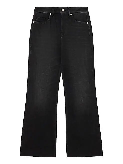 ALLSAINTS Ember Flared Bootcut Denim Jeans - Washed Black