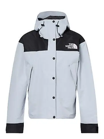 The North Face Mono Mountain Hooded Shell Jacket - Frost Grey/tnf Black