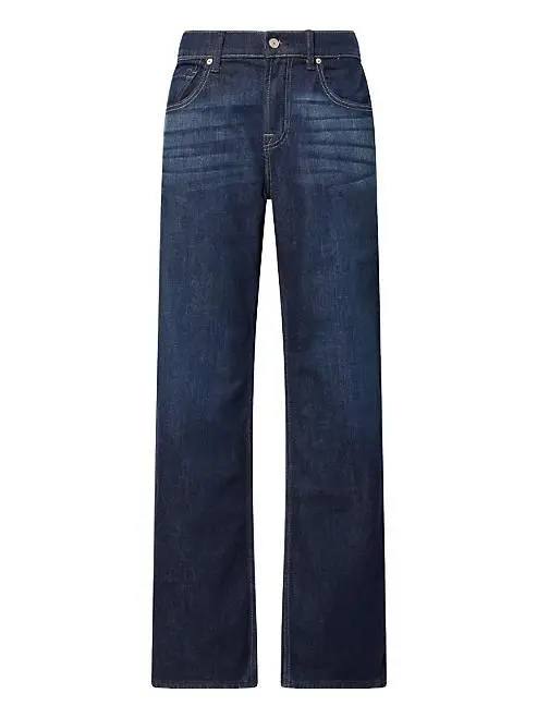 7 For All Mankind Austyn Straight-leg Denim Jeans - Los Angeles Dark