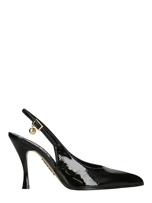 Loewe Leather Slingback Pumps - Black