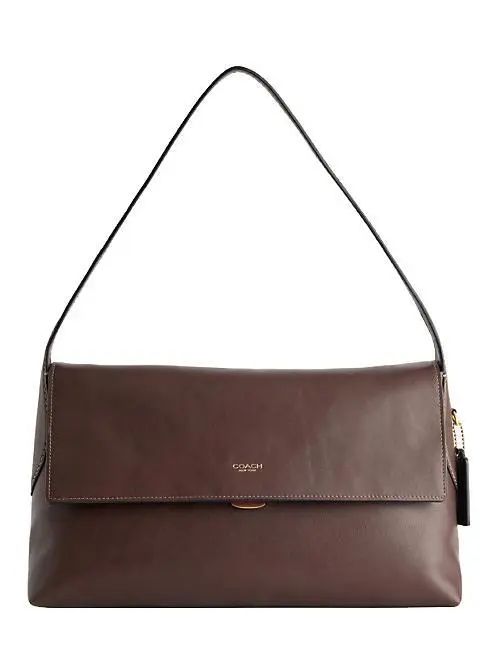 COACH® Chelsea 36 Leather Shoulder Bag - Maple