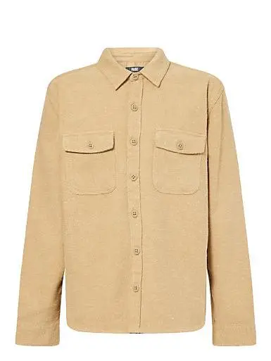 Paige Seymore Patch-pocket Cotton Overshirt - Nepped Sonoran Tan