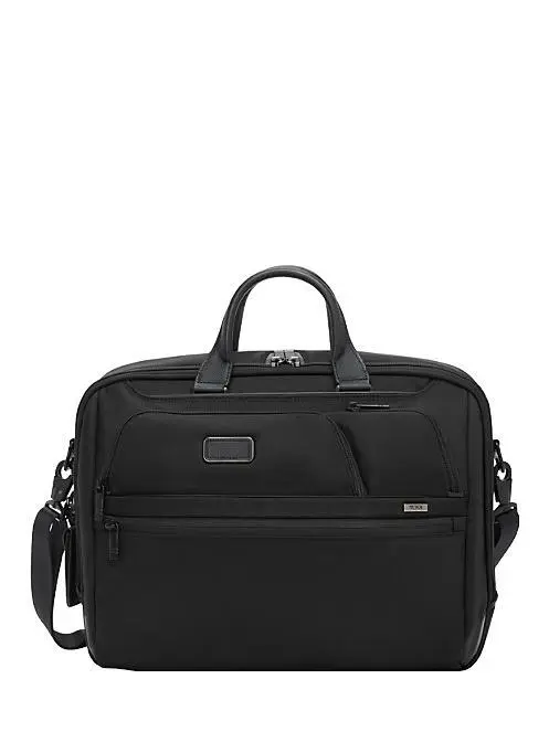 Tumi Large Nylon Briefcase - Black